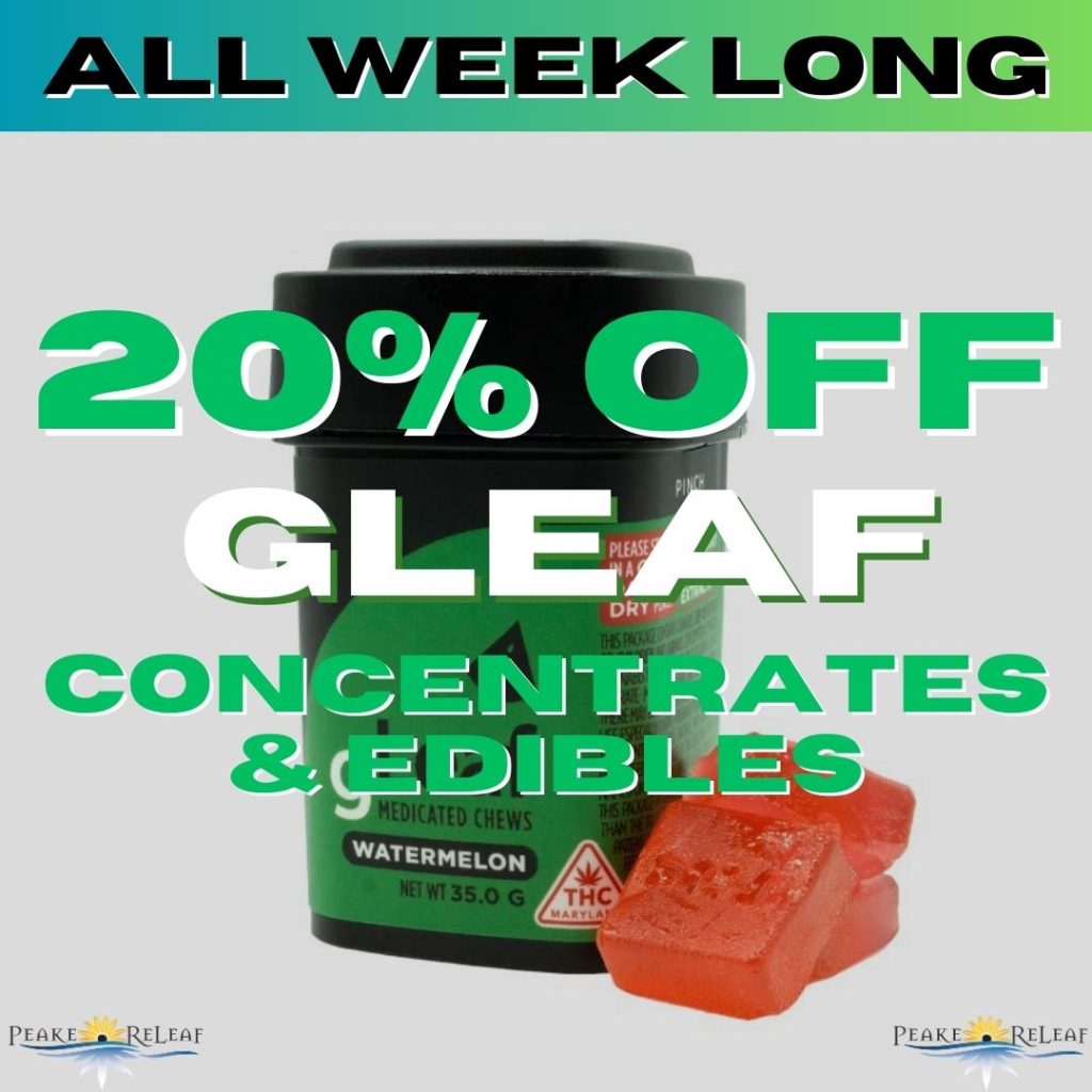 Best Cannabis Deals and Promotions • Peake ReLeaf